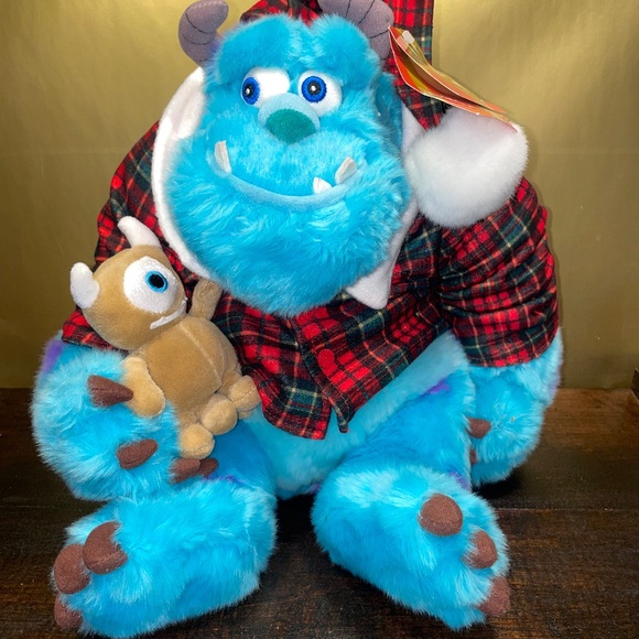 Disney | Toys | Disney Store Holiday Sully Monster Inc Santa Morning ...